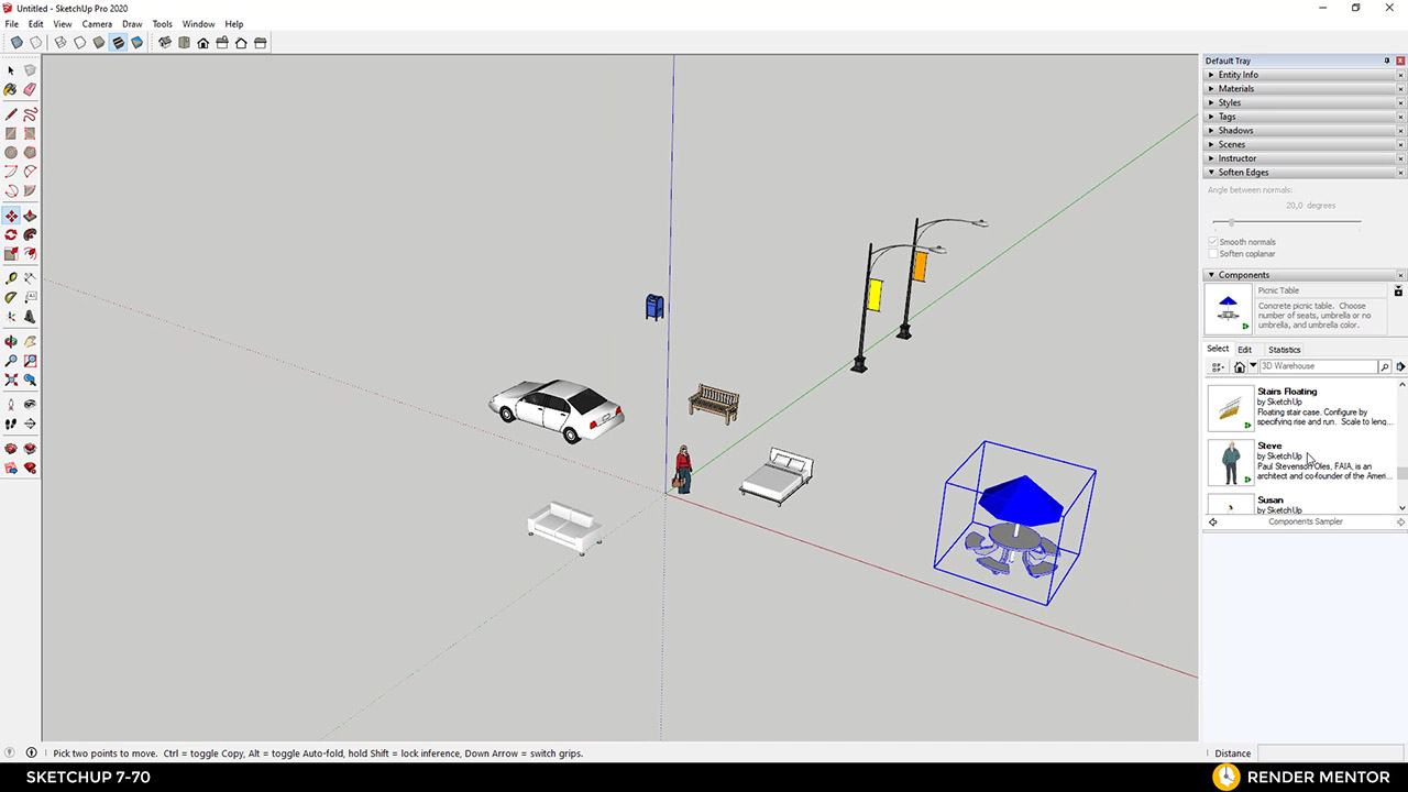 Sketchup 7'den 70'e Eğitim Seti | RenderMentor