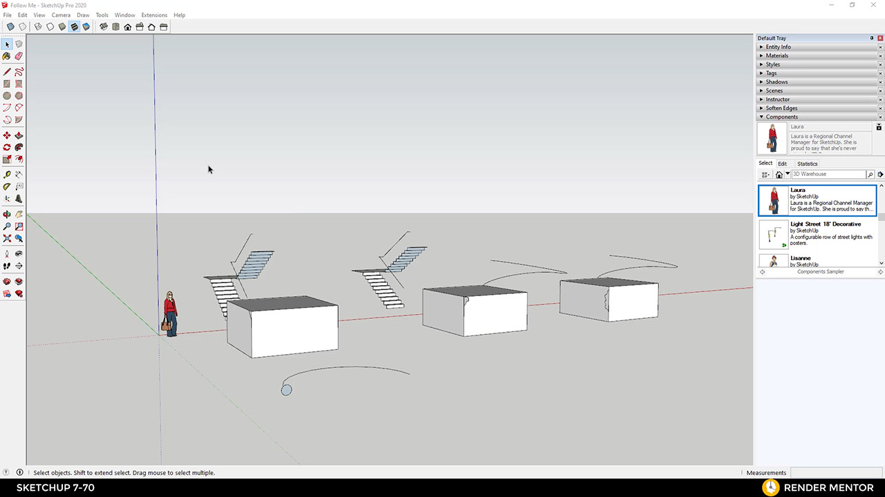 Sketchup 7'den 70'e Eğitim Seti | RenderMentor