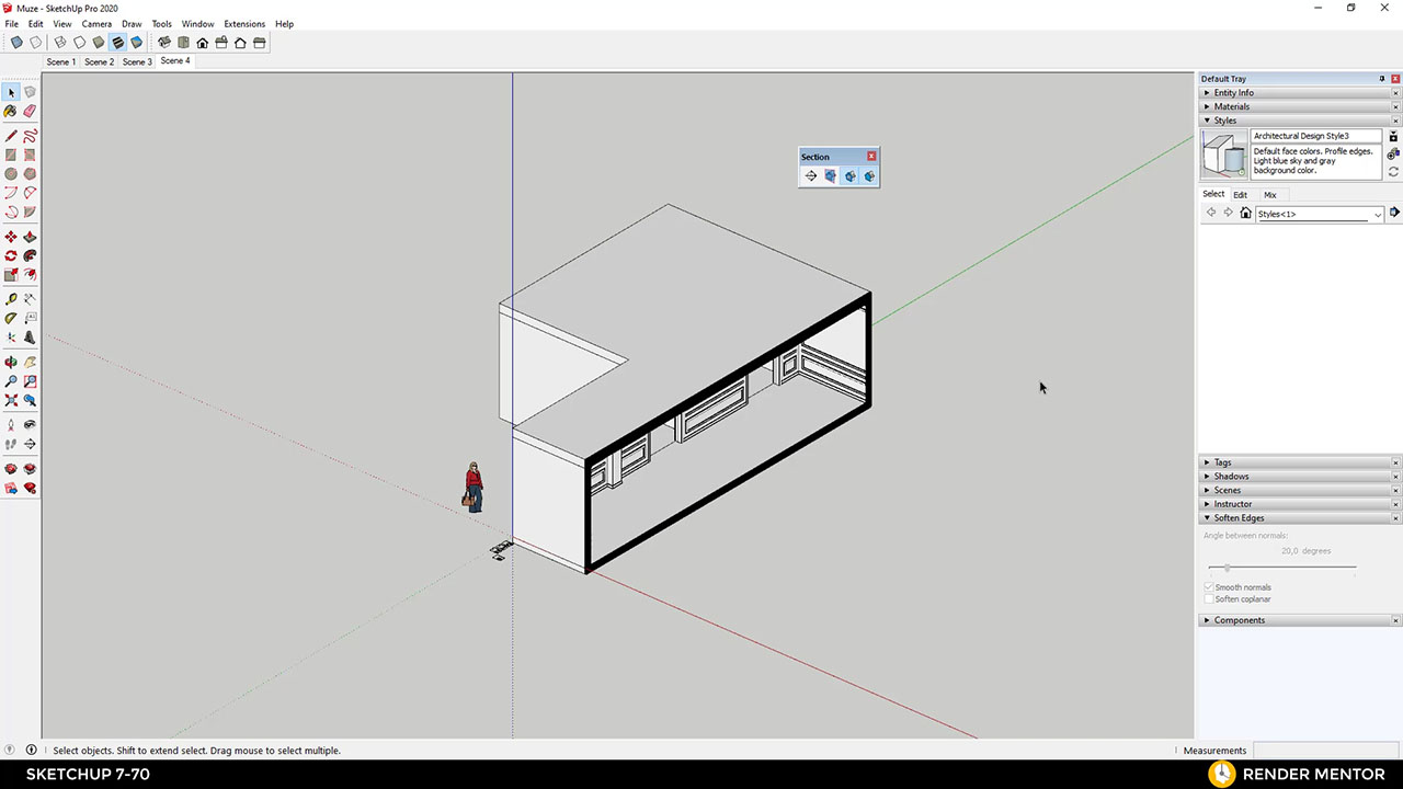 Sketchup 7'den 70'e Eğitim Seti | RenderMentor